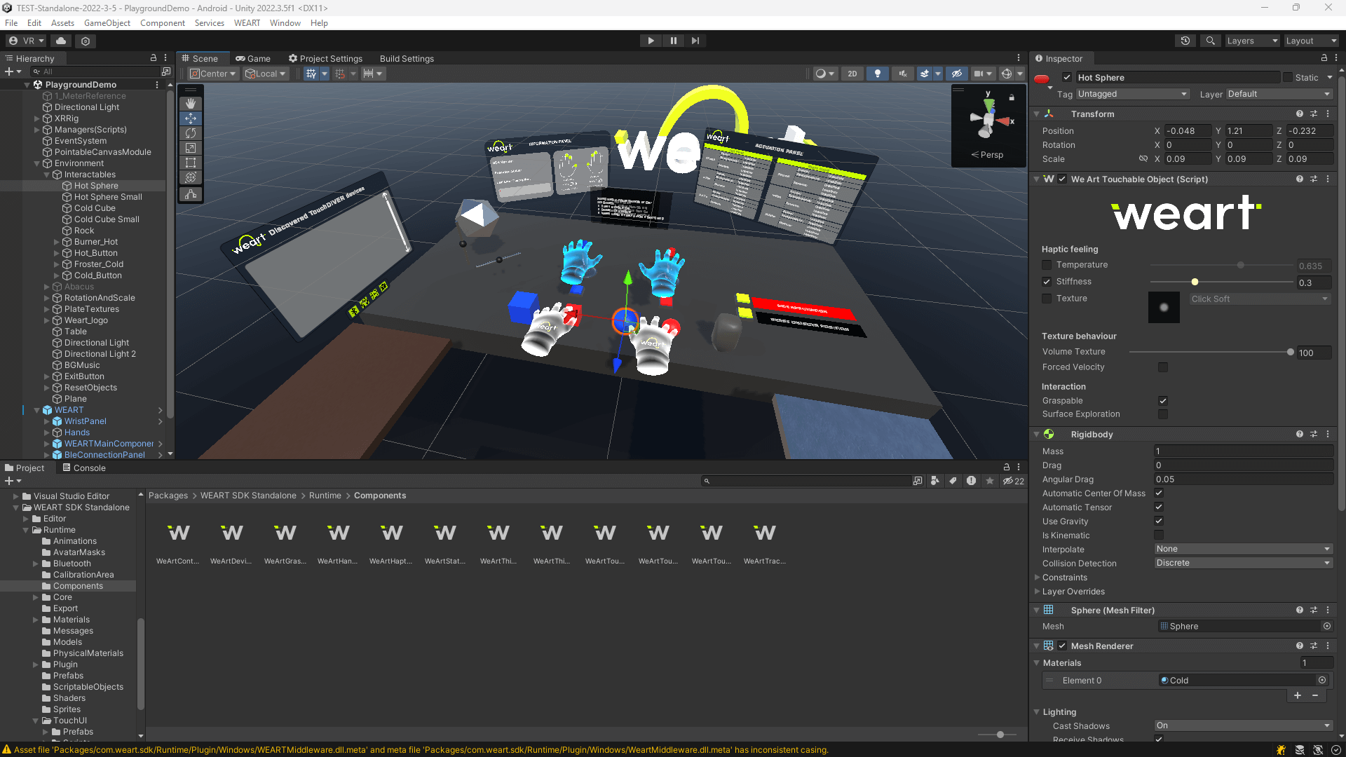 Developer Guide TD Pro | Weart