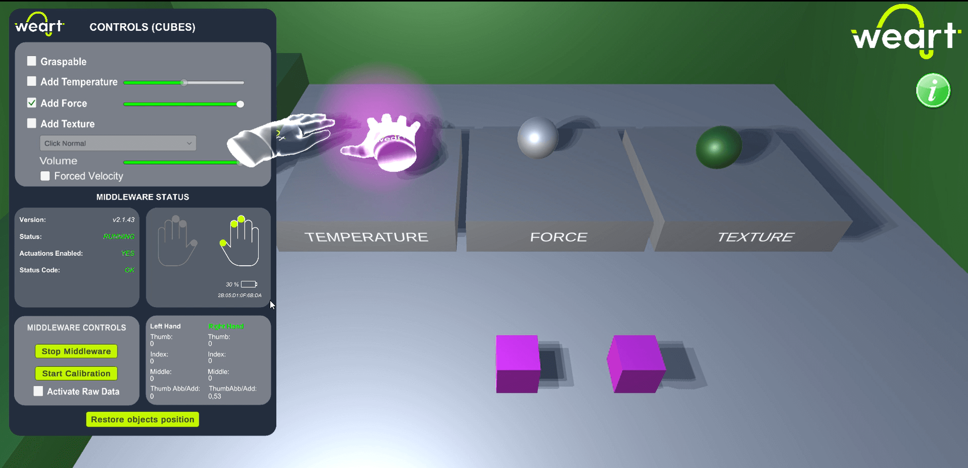 Developer Guide TD Pro | Weart